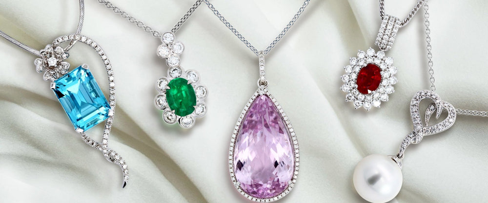 Timeless Diamond & Gemstone Pendants – tagged "Orangey-Pink" – Benny's ...
